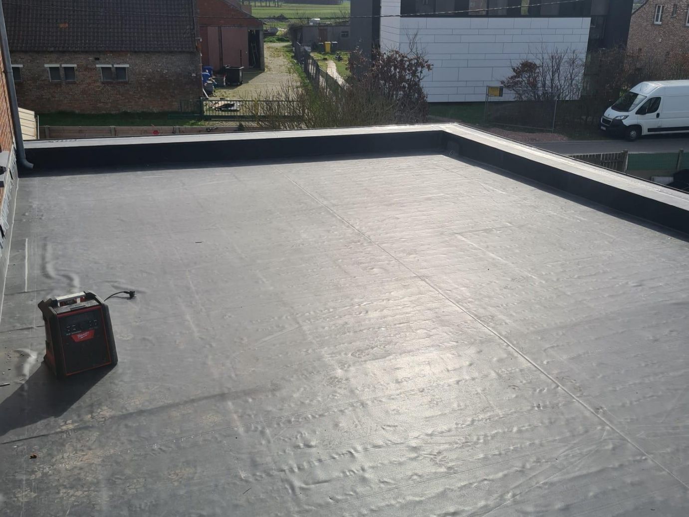 EPDM dak nieuwbouw | Coolen Installatietechniek Arendonk